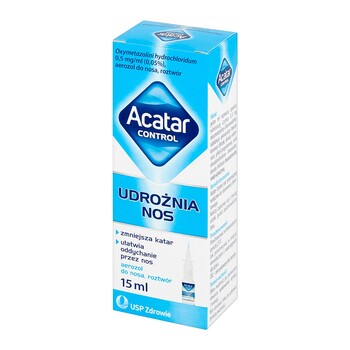Acatar Control , Spray Do Nosa ( Katar , Zatkany Nos ) – Apteka Farmacja