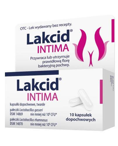 Lakcid Intima -10 tab Infekcje intymne / lek probiotyczny dla kobiet – Apteka Farmacja