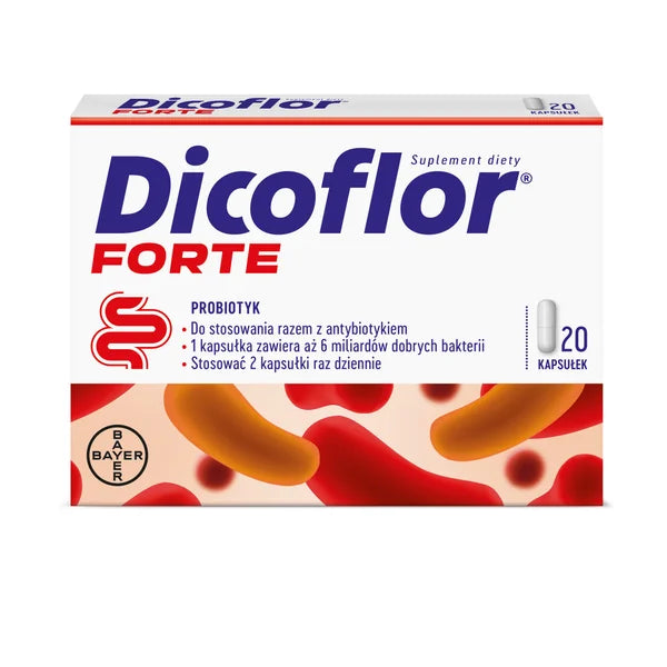 Dicoflor Forte probiotyk, 20 kapusłek – Apteka Farmacja