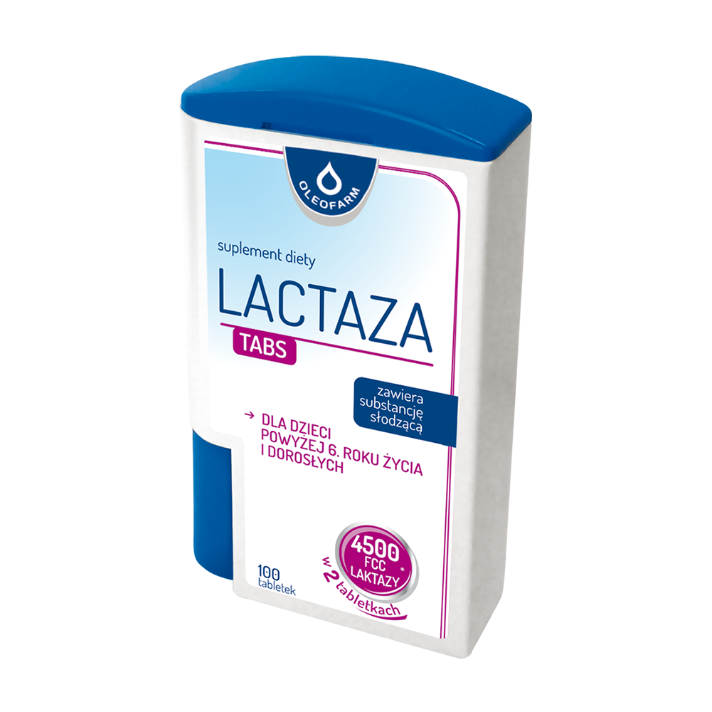LACTAZA ENZYM Laktaza 100 tabl trawienie Laktozy Lactocontrol – Apteka ...