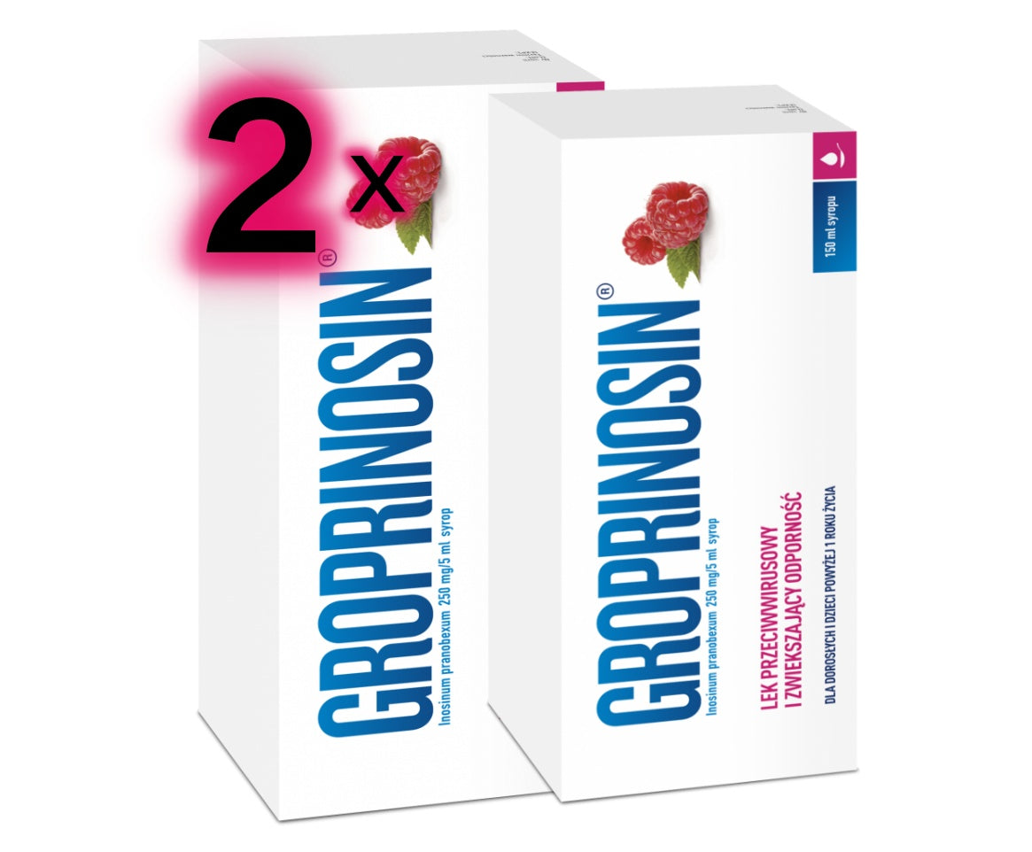 2x Groprinosin Syrop 150ml , Dla Dzieci I Dorosłych – Apteka Farmacja