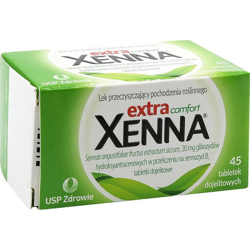Xenna Extra Comfort, tabletki 45 tabletek na zaparcia. – Apteka Farmacja